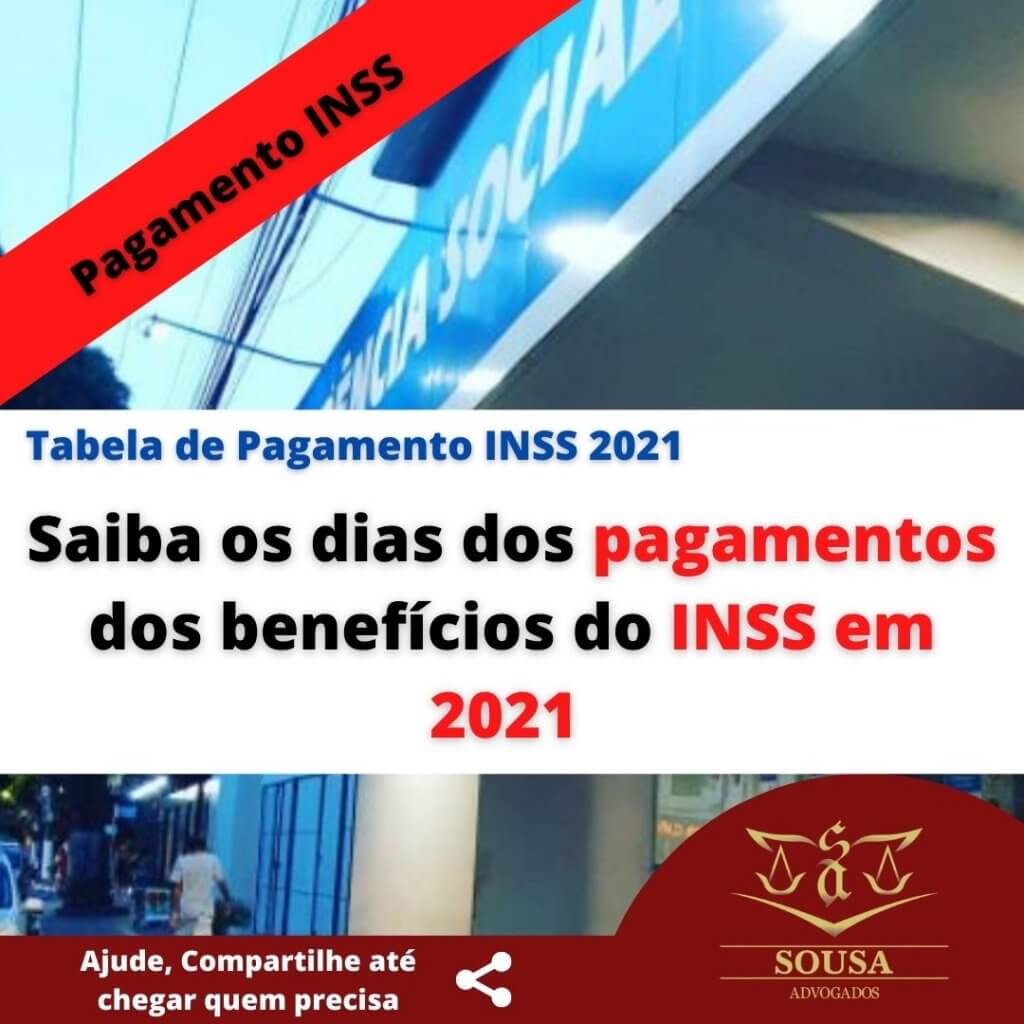 INSS divulga calendário de pagamento 2021
